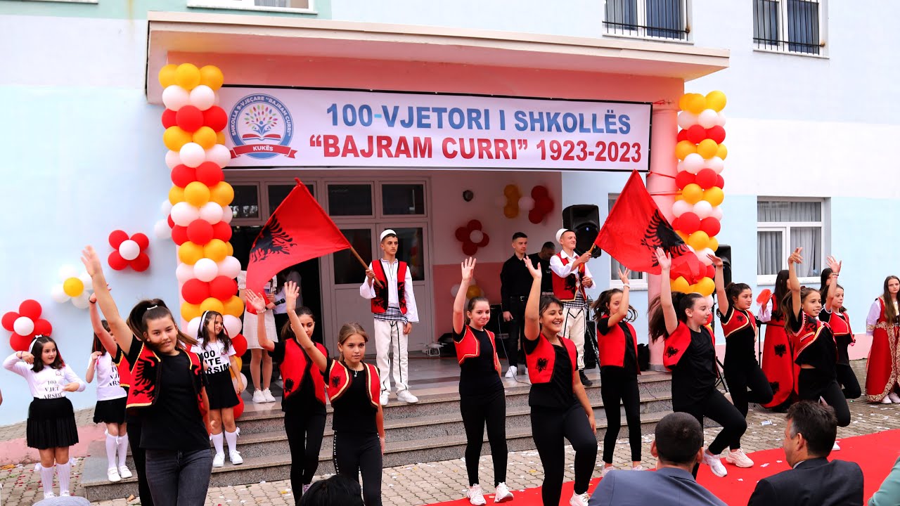 100 Vjetori i Shkollës "Bajram Curri" Kukës - YouTube