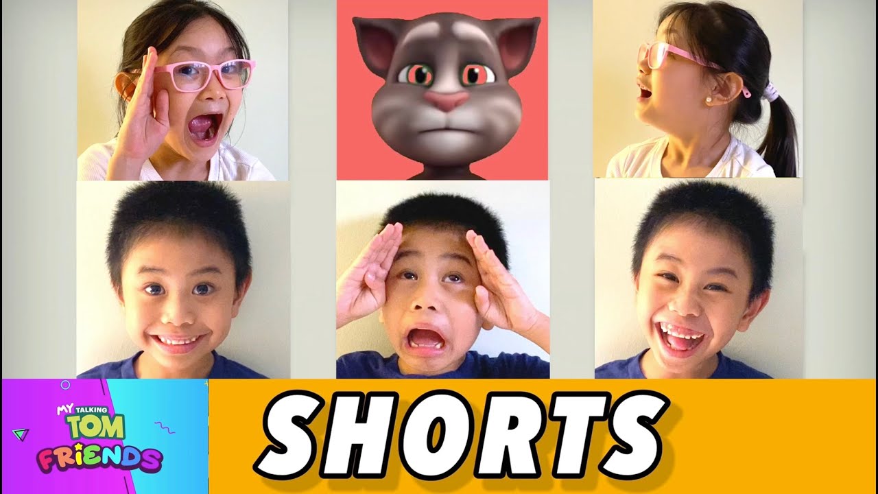 Talking Tom Shorts in REAL LIFE - Be Serious! JM & Samantha - YouTube