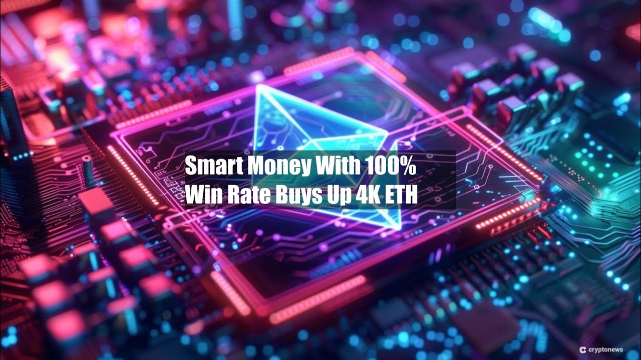 Smart Money With 100% Win Rate Buys Up 4K ETH - YouTube