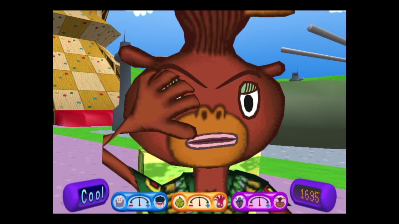 PaRappa the Rapper 2 Stage 4 Blue hat Cool mode - YouTube