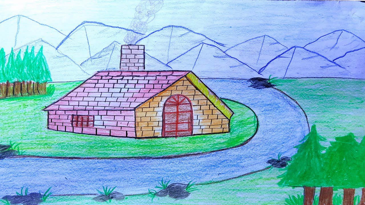 How to make a home with nature. #art #Drawing - YouTube