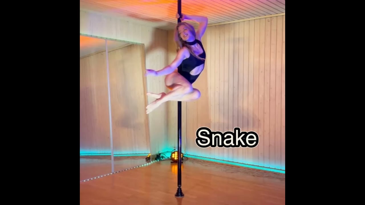 Snake - Pole Dance Easy Beginner Tutorial - YouTube