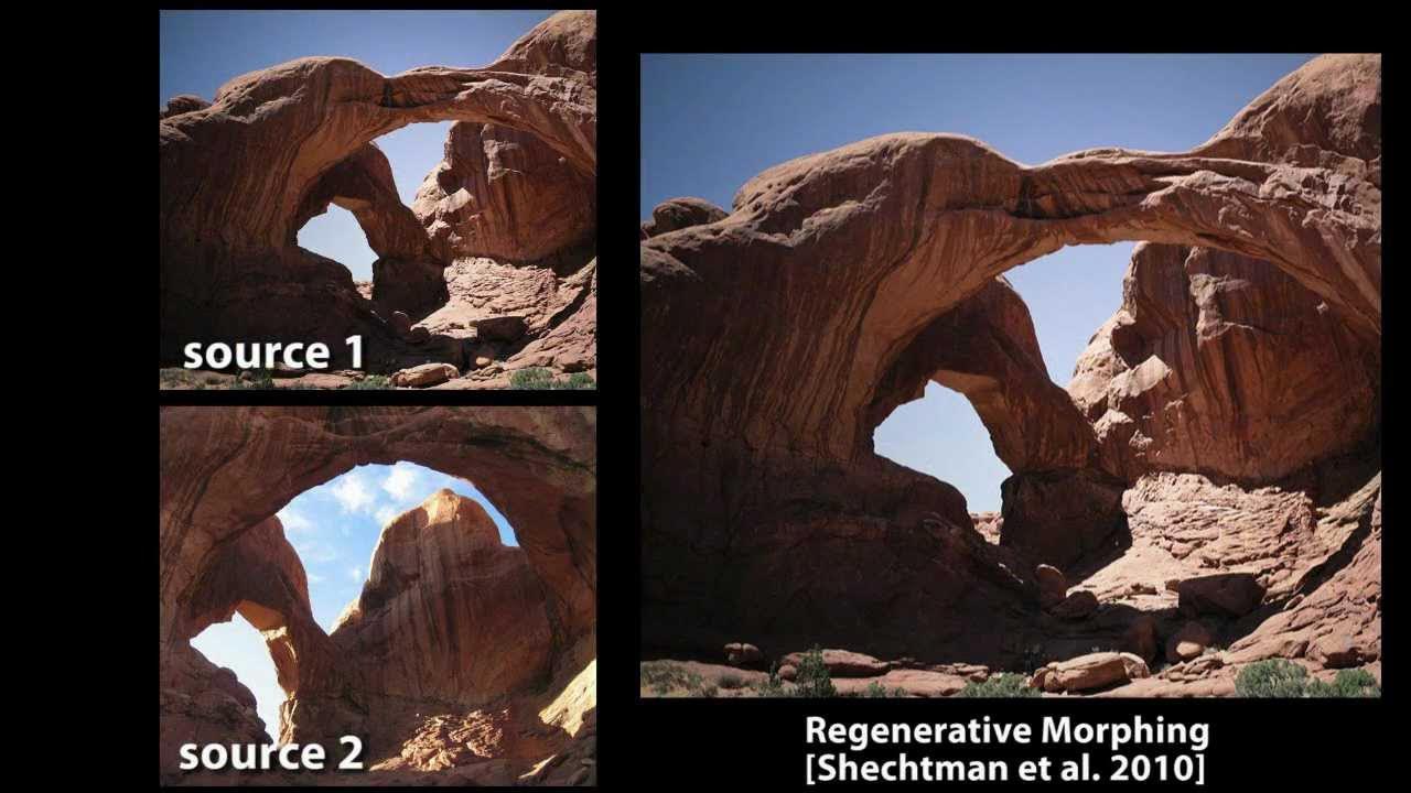 Image Melding: Combining Inconsistent Images using Patch-based Synthesis - YouTube