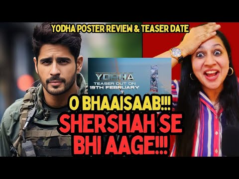 Yodha Poster Review 🔥🔥🔥|| Yodha Teaser Release Date || Yodha ...
