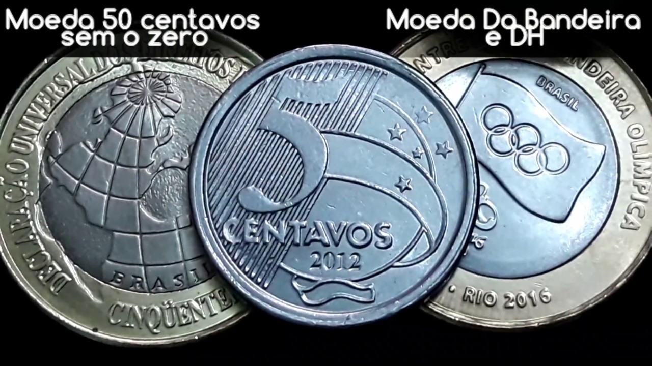 MOEDAS 50 CENTAVOS SEM O ZERO E AS MOEDAS MAIS RARA DO REAL. - YouTube