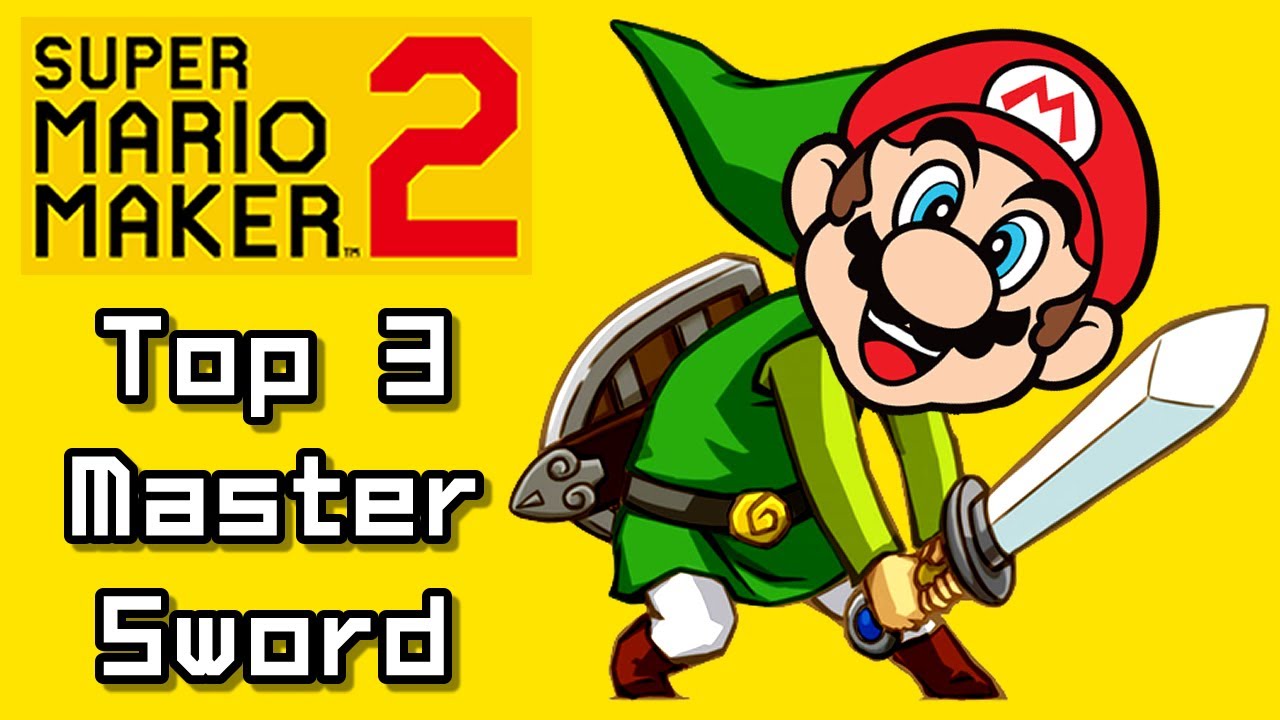 Super Mario Maker 2 Top 3 New LINK - MASTER SWORD Courses (Switch ...