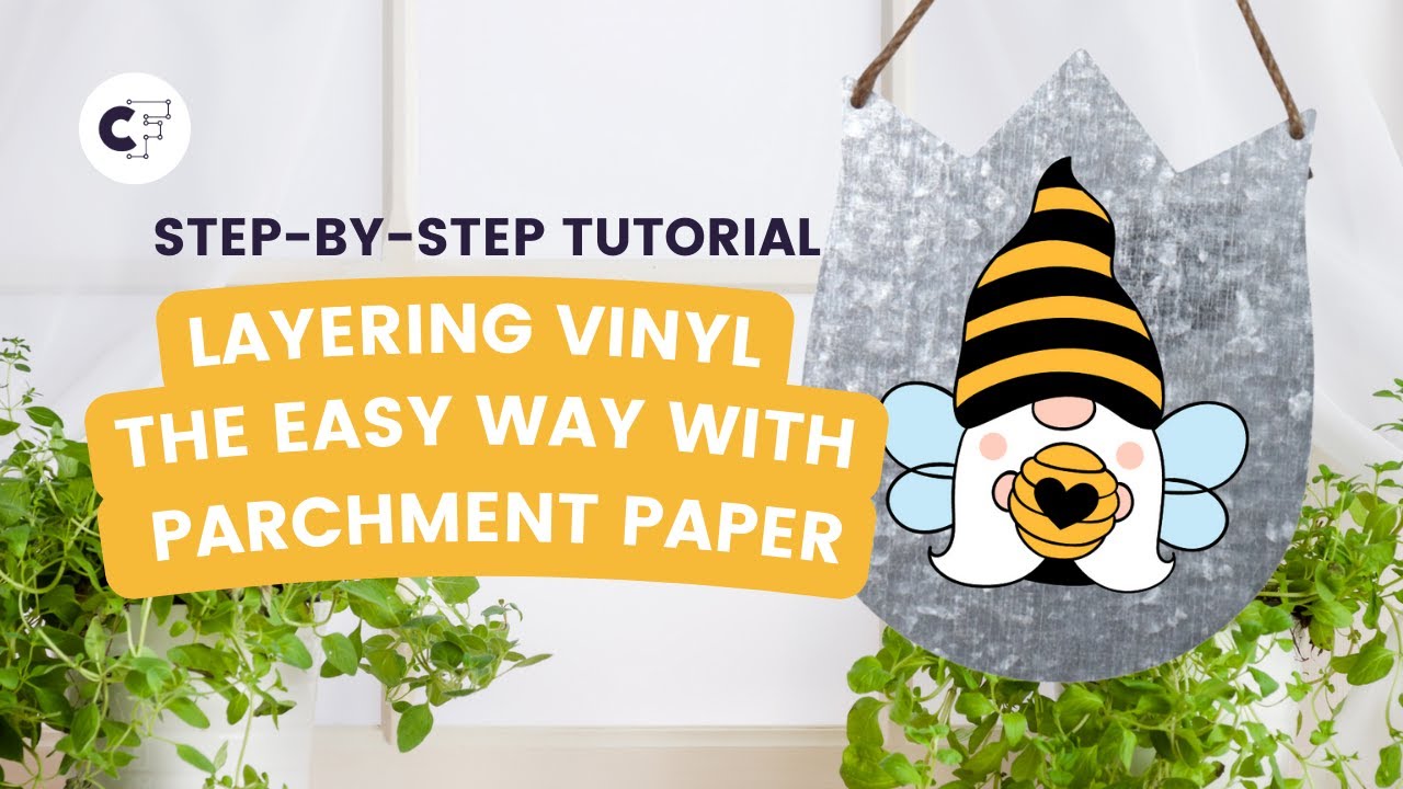 Layer Vinyl the Easy Way with Parchment Paper - YouTube