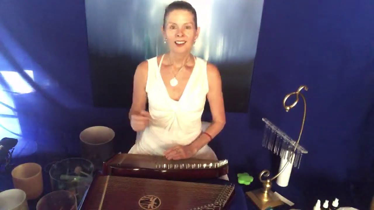 Harp and Channeled Healing with Shelly Reef - YouTube