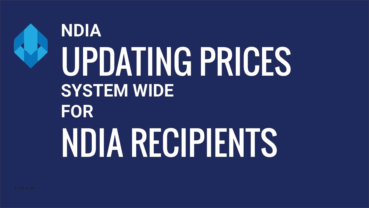 NDIA Price Update - YouTube