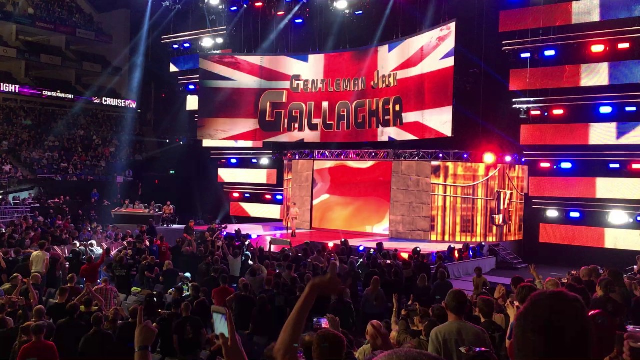 Jack Gallagher entrance - WWE RAW Live in O2 London 8 May 2017 - YouTube