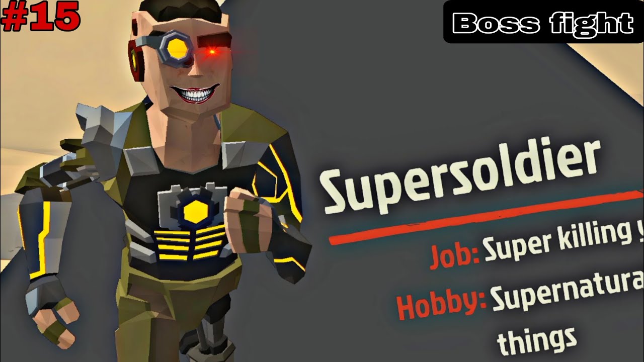 Wallking zombie2 - Boss fight with super soldier & collect blood ...