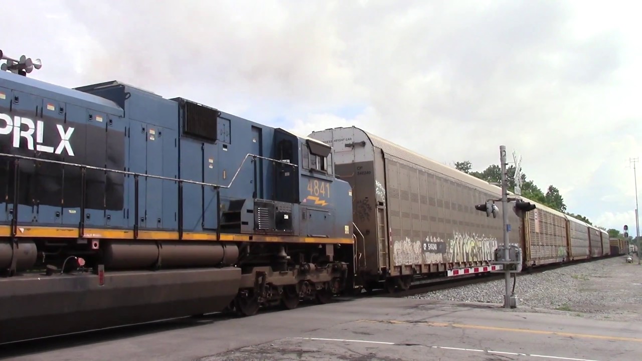 PRLX Former CSX EMD SD70ACE Northbound Manifest Mix Freight on the ...