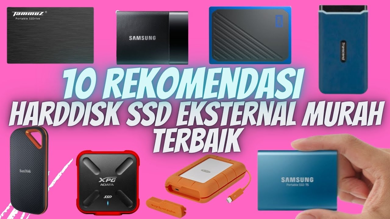 Harga Hardisk SSD Eksternal Terbaik dan Murah 2022 - YouTube