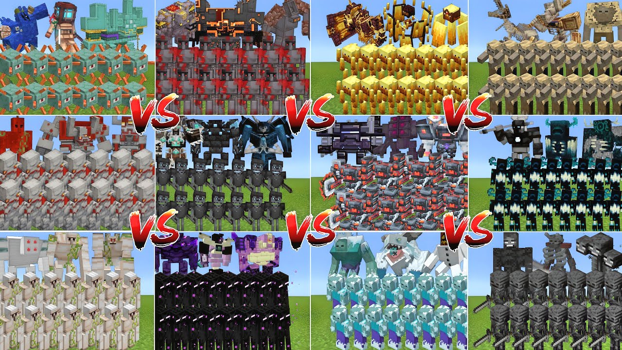 MOB ALLIANCE TOURNAMENT IN MINECRAFT MOB BATTLE - YouTube