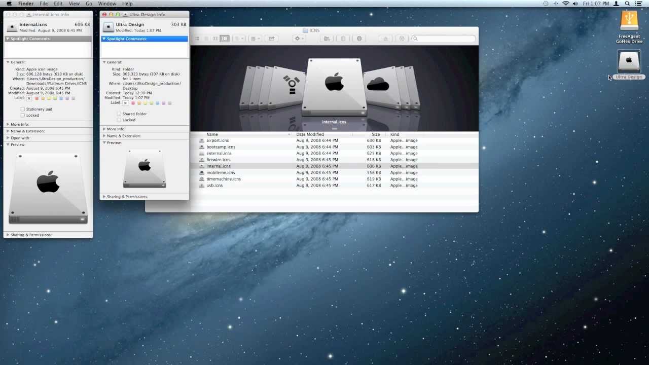 How to change the icon of a Folder or a File in MAC OS X - YouTube
