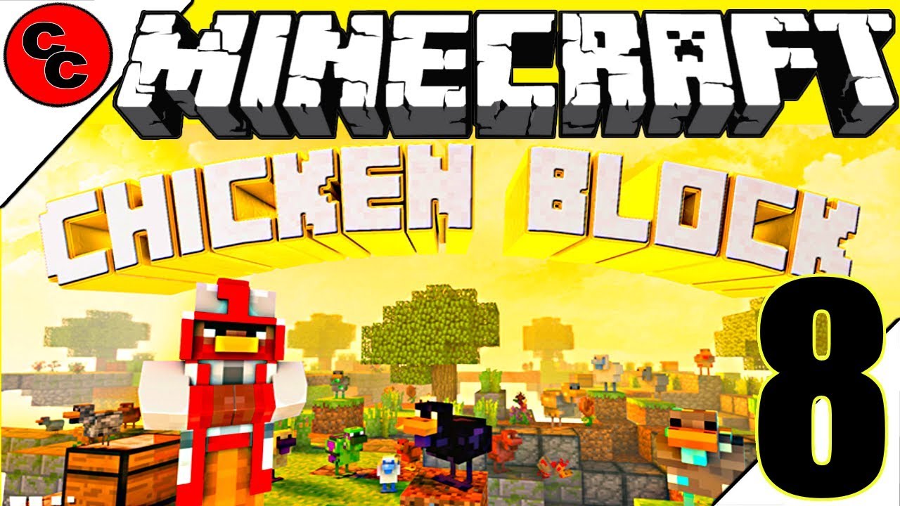 Minecraft: "CHICKEN BLOCK lets play Ep8 Best Day Ever " - YouTube