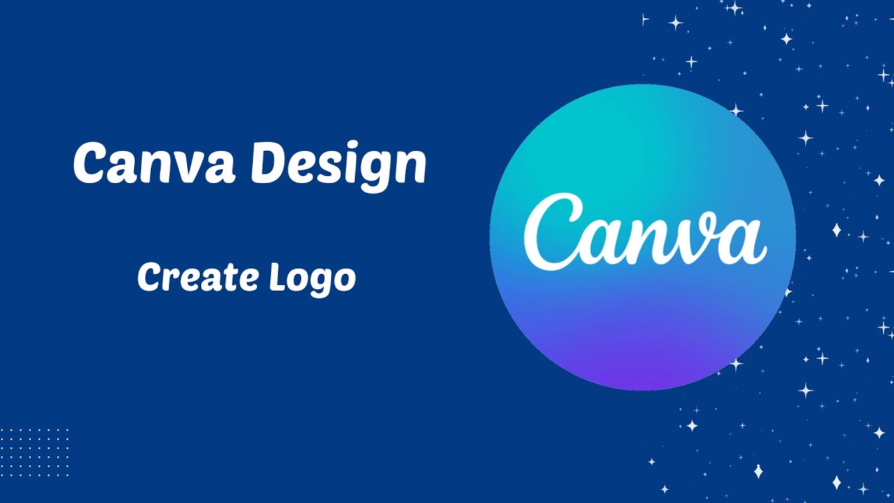 Create logo using Canva - YouTube
