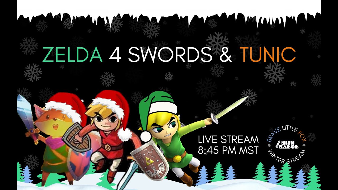 🦊 ️ Brave Little Fox: Zelda 4 Swords & TUNIC LIVE! | 8:45 PM MST - YouTube