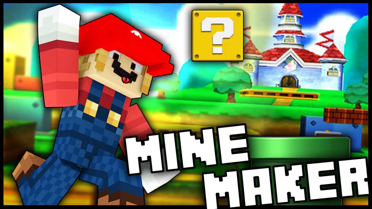MARIO MAKER NO MINECRAFT #01!? - Minigame NOVO - YouTube