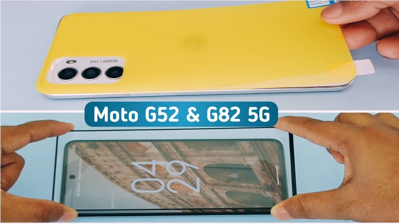 Moto G52 Front and Back Tempered glass | Moto G82 Front and Back ...