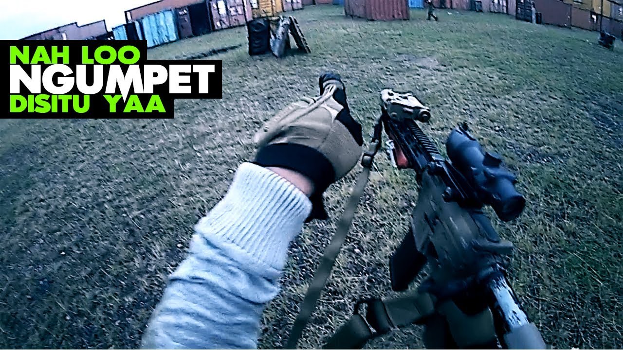skirmish Airsoft Indonesia - full Auto - YouTube