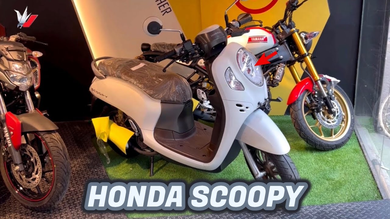 New Honda Scoopy - joyful Scoopy Scooter - YouTube