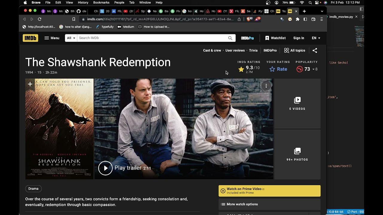 IMDB Top 200 movies scraping | Data Scraping | Data Extraction | Python ...