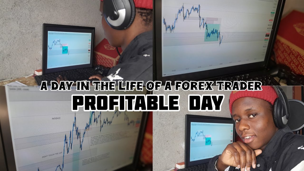 A DAY IN THE LIFE OF A FOREX TRADER Profitable Day - YouTube