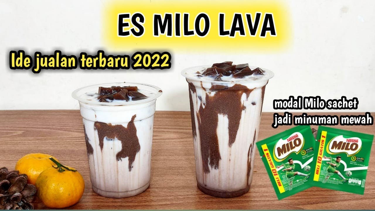 MINUMAN VIRAL DARI MILO|Es Milo kekinian, kreasi usaha minuman dari ...