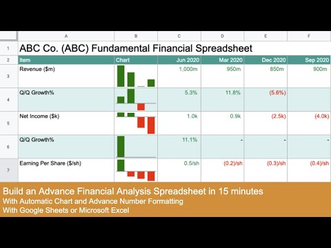 Building Advance Stock Fundamental Financial Spreadsheet with Google ...