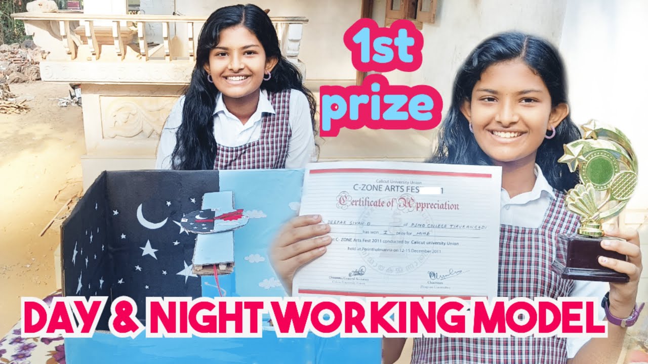 Day And Night science project working model- innovative inspire science ...