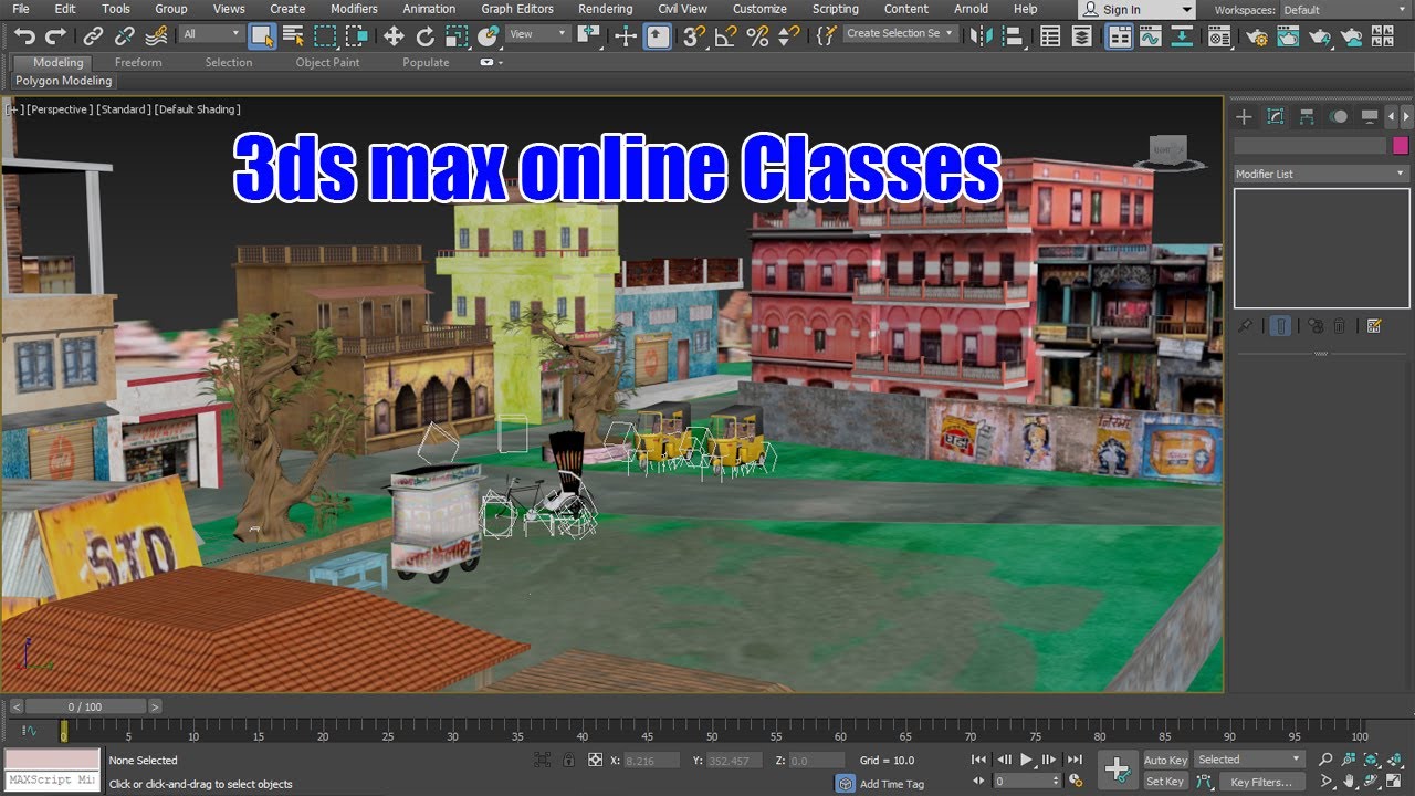 3ds max online classes start in September | Join online classes - YouTube