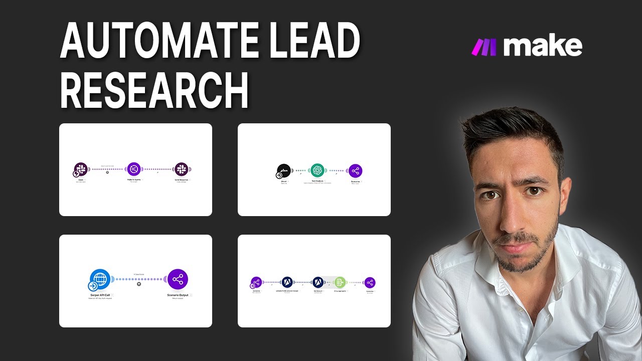 How to Build a Lead Researcher Agent with Make.com - Step By Step - YouTube