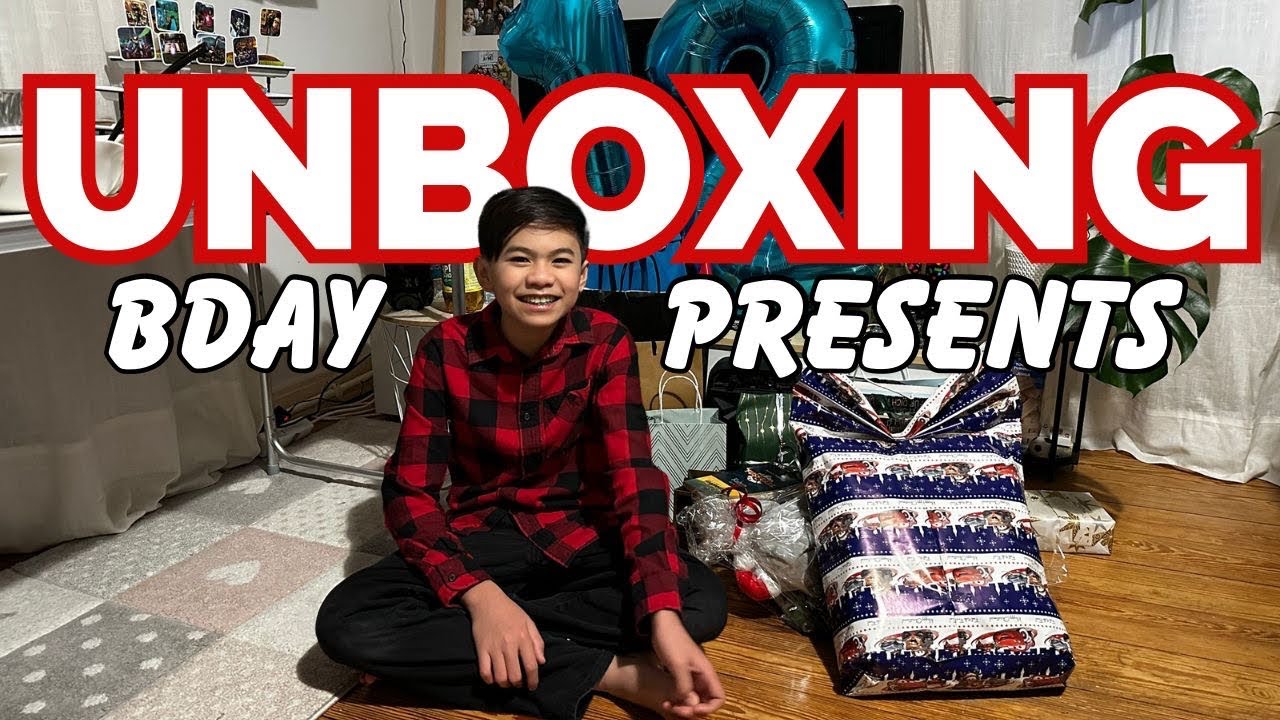 Unboxing Birthday Gifts - YouTube
