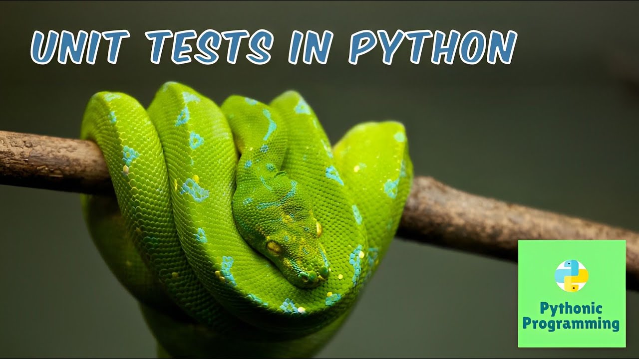 How To Write Unit Tests In Python Python Unittest Module 1 YouTube How To Write Unit Tests In Python Python Unittest Module 1 YouTube