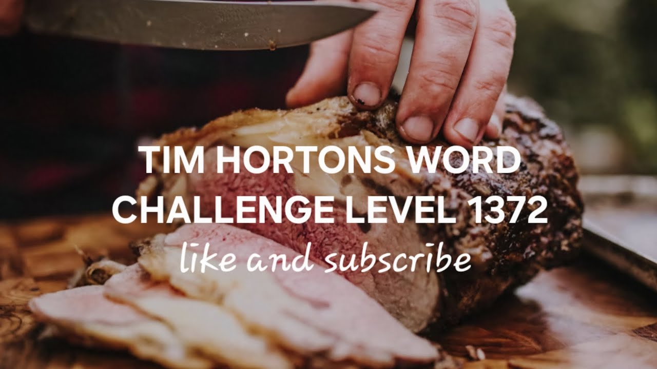 Tim Hortons Word Challenge Level 1372 #timhortons #free #newvideo # ...