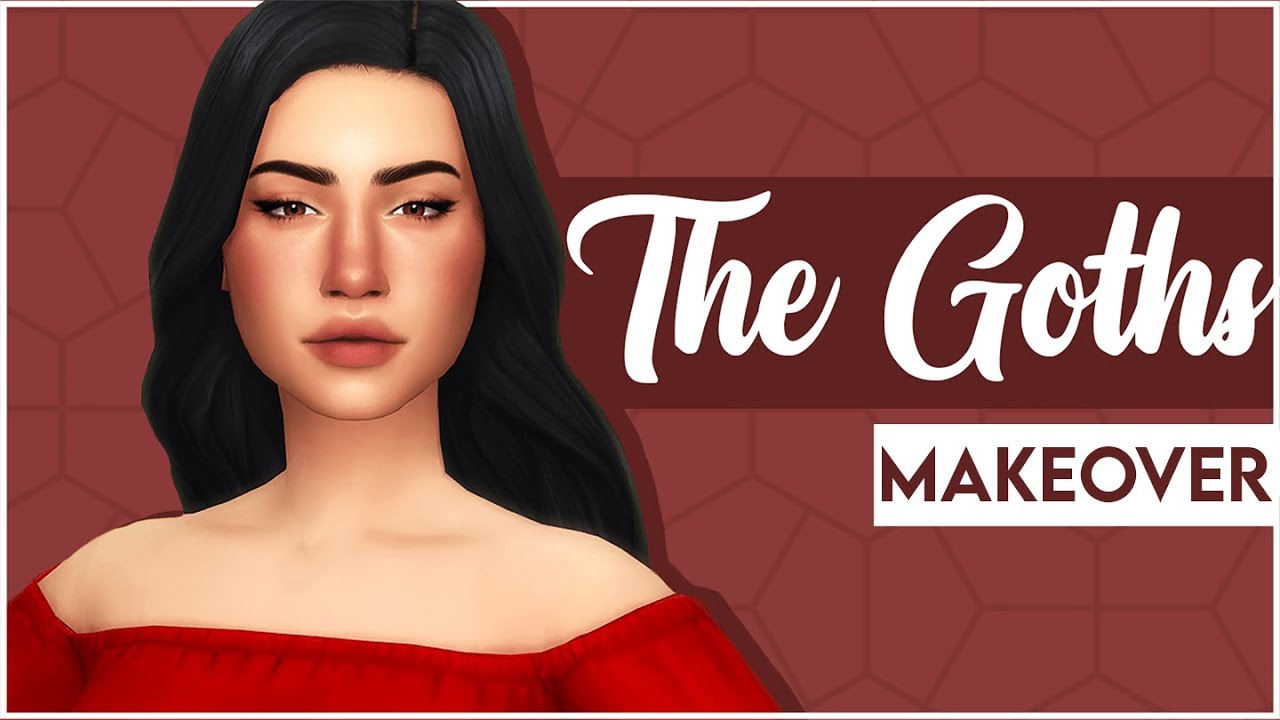 The Goth Family Makeover // The Sims 4 // Create a Sim - YouTube