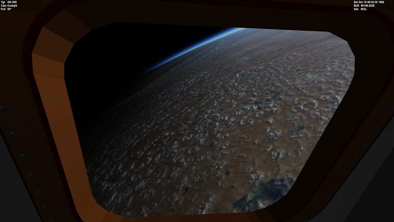 Apollo 7 NASSP 8 Beta - Orbiter 2016 - P52 and final activities before ...