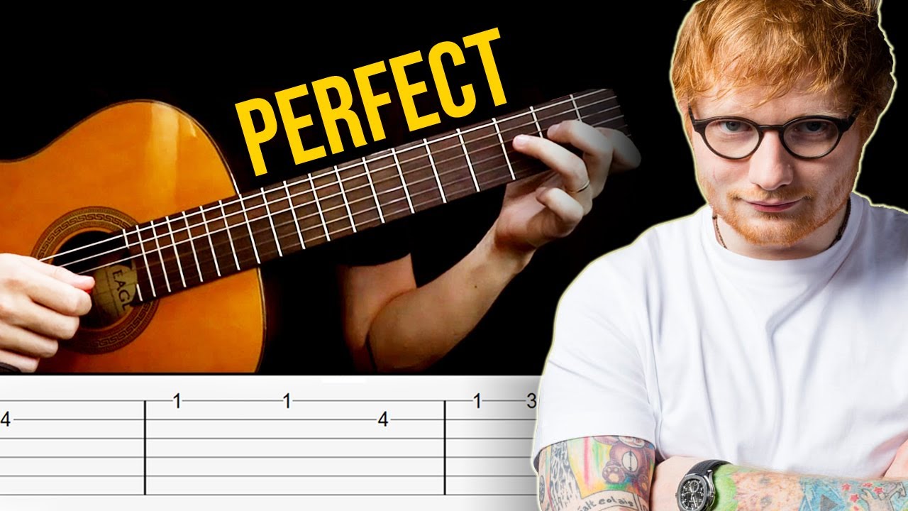 PERFECT Guitar Tabs Tutorial (Ed Sheeran) - YouTube