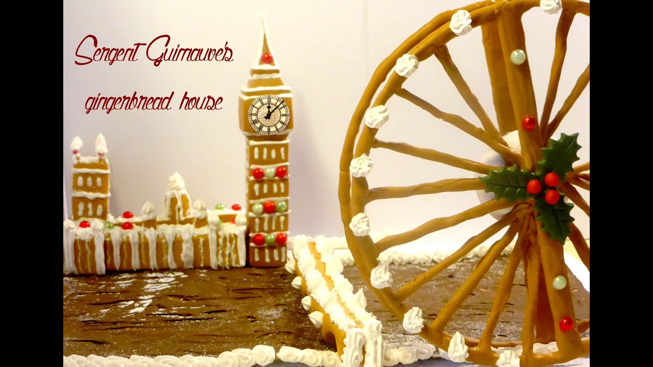BIG BEN & LONDON EYE GINGERBREAD MINIATURE FIMO MyGingerbreadCollab ...