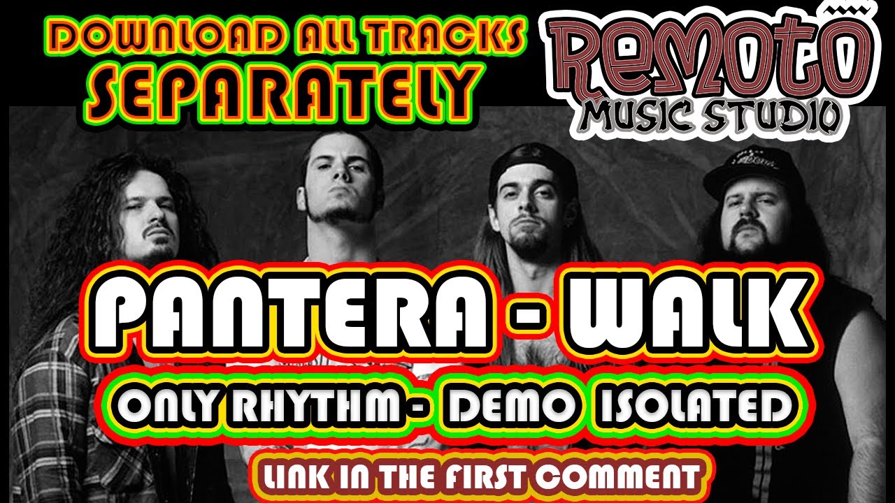 PANTERA - Walk - ONLY RHYTHM - RHYTYM DEMO ISOLATED - YouTube