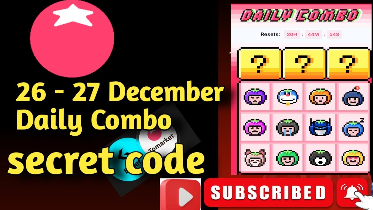 Tomarket Daily Combo today | Tomarket daily combo | Daily Combo today ...