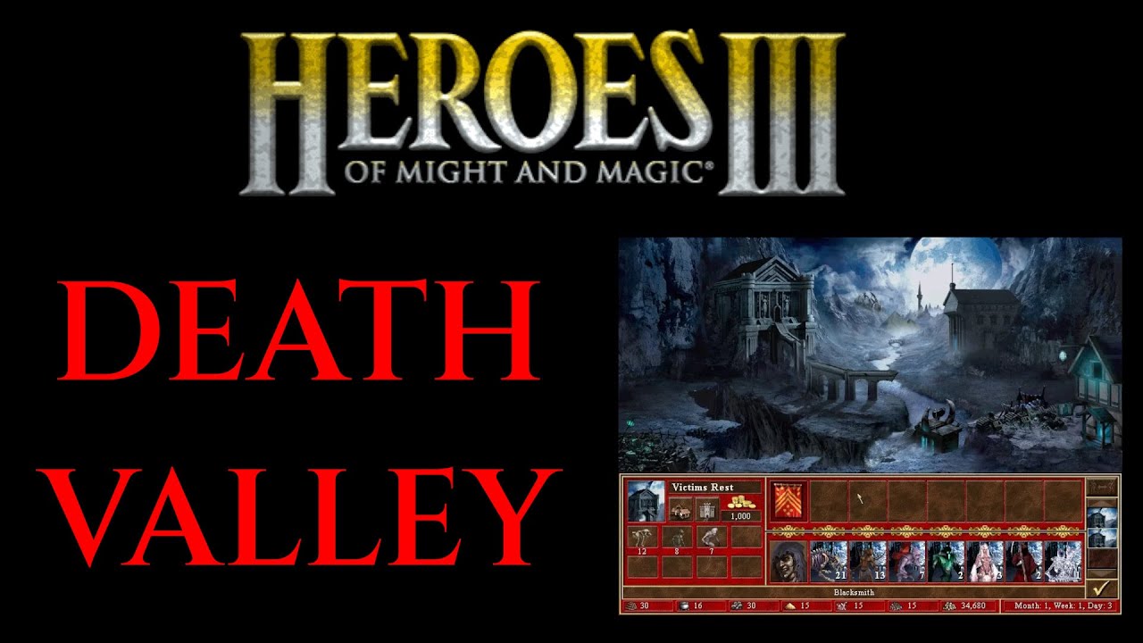 DEATH VALLEY - Heroes 3 VCMI HOMM3 Gameplay Let's Play Ep 01 - YouTube