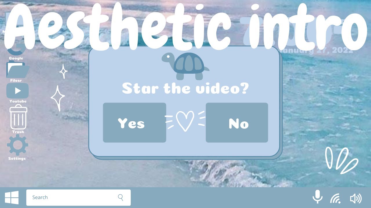 💙~How To Make An Aesthetic Intro~💙 With Canva For Free - YouTube
