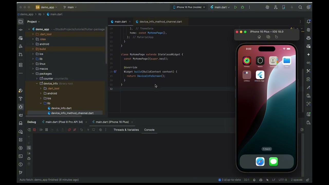 Cross-Platform Device Info: Flutter Plugin with Method Channels (iOS & Android!) - YouTube