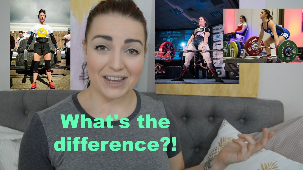 Competing: Weightlifting vs. Powerlifting vs. Strongman - YouTube