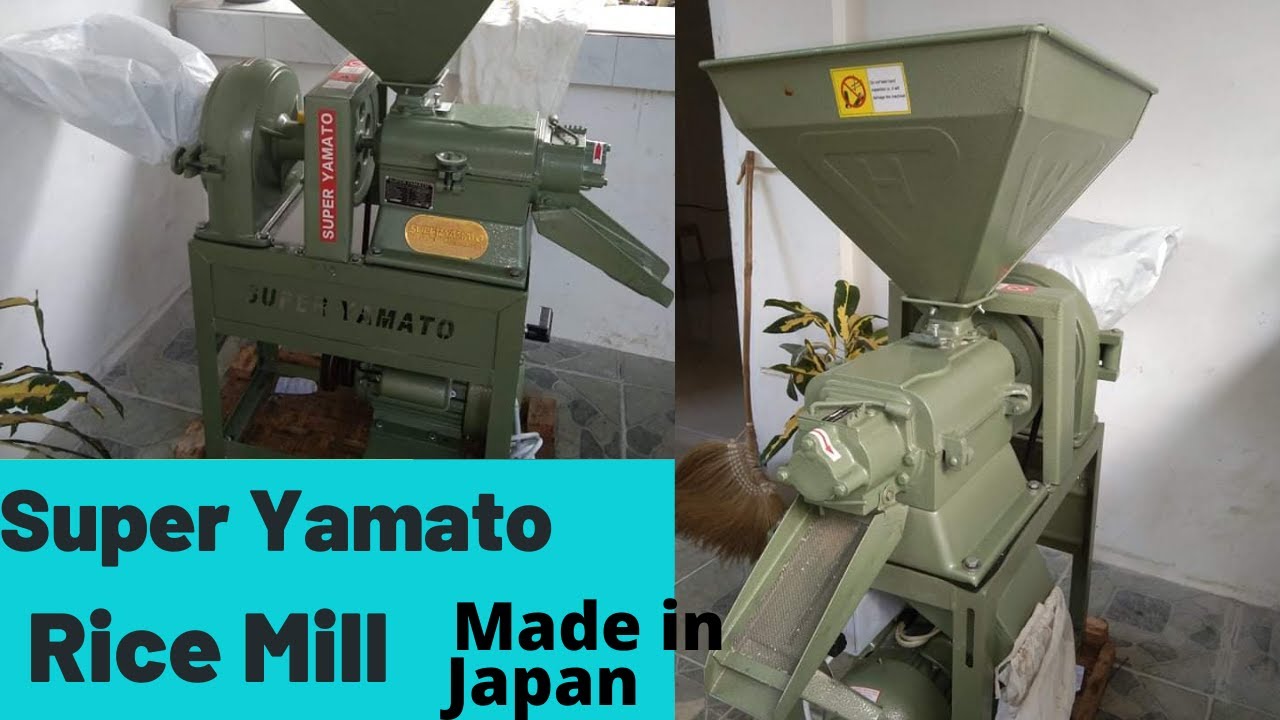 SUPER YAMATO RICE MILL /MADE IN JAPAN - YouTube
