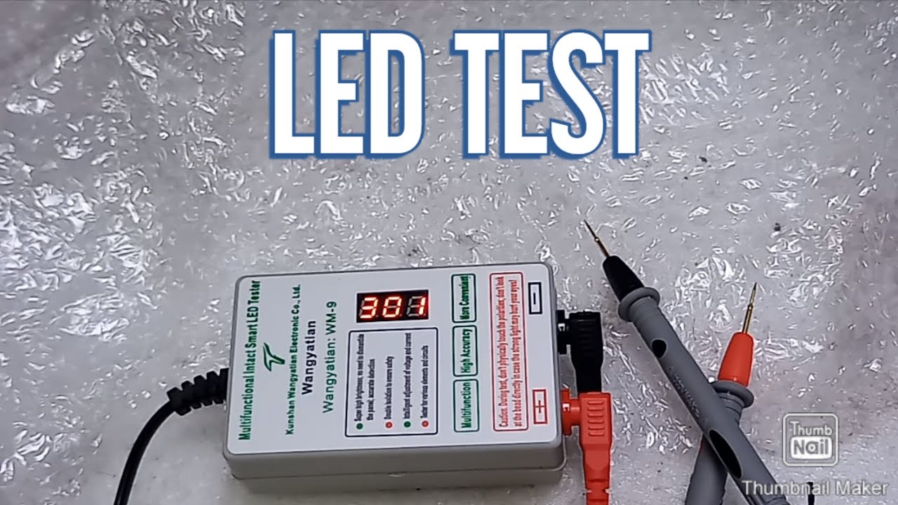 LED TESTER ( Probador de LEDs) || Unboxing - YouTube