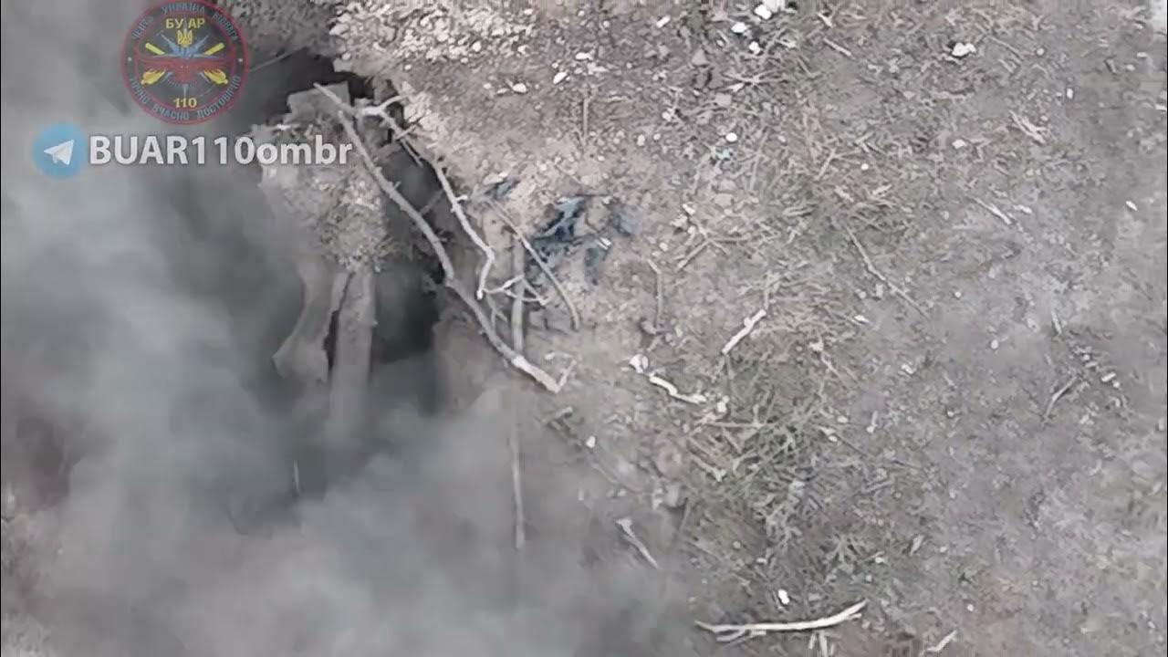 Якісна зачистка ворожих бліндажів БУАР 110 ОМБр - YouTube