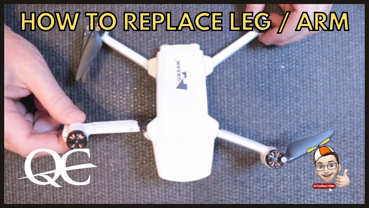 Hubsan Zino Mini SE & Pro - How To Replace Leg / Arm - YouTube